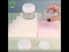 Plastic Glanzende de Roomkruik van Skincare van het Handoog Gezichts met Wit GLB 30ml 50ml