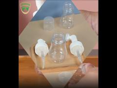 Bottiglia di timbratura calda della pompa della schiuma 150ml con la testa della spazzola del silicone