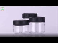 Fuyun PET 60 ml/100 ml/120 ml Kunststoff-Duradero Vidro cosmético para o cuidado da pele com Crème claire com tapa branca