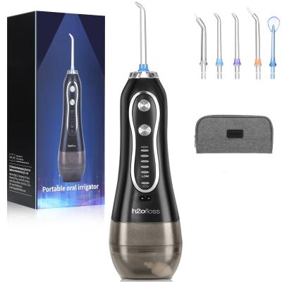 China OEM Rechargeable Ultrasonic Water Flosser With Detachable Reservoir for sale