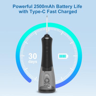 Китай Водяной зубной флоссер беспроводной для зубов портативный пероральный ирригатор 5модов 6джетные советы съемный резервуар с водой продается