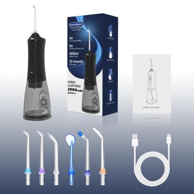 Китай Большой аккумулятор 2500mah Водяные флоссеры для зубов Беспроводной портативный зубной оральный ирригатор продается
