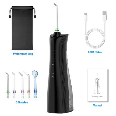 Cina Irrigatore orale portatile senza fili da 300 ml con batteria ricaricabile in vendita