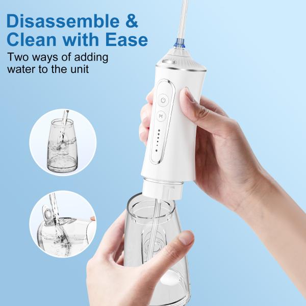 Irrigatore orale di qualità commerciale con design impermeabile e funzione di pulizia dei denti