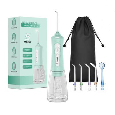 China IPx7 Waterproof Replacement Dental Portable Electric Flosser For Adult Oral Clean Sonic Vibrating PSE Certified for sale