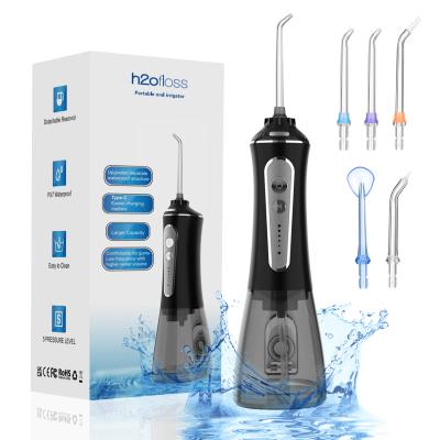 China 2025 300ml Ipx7 Multi Professional Portable Zahnreiniger Bewässerung Mundflosse Elektrische Pick Zahnwasser Flosser for sale