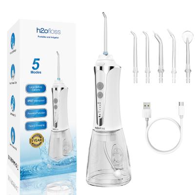 China 2024 Nieuwe draagbare mini-grootte Water Flosser Tanden Reiniging Tandheelkundige voor tanden Orale irrigator 4 sproeiers Water Flosser Elektrische Tandheelkundige for sale