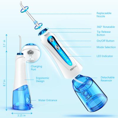 Cina Acqua dentaria Jet Flosser Rechargeable For Braces ed anti perdita in vendita