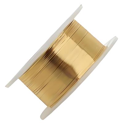 China Innovative and High-Performance Gold Plated Copper Wire for Power Transfer and Elegant Appearance for sale