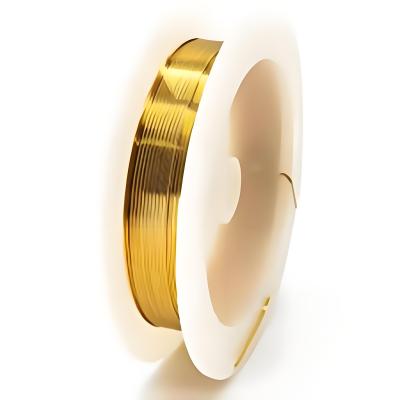 Cina Filo di rame placcato oro per componenti elettronici e anelli collettori conduttivi con elevata elasticità e resistenza alla corrosione in vendita