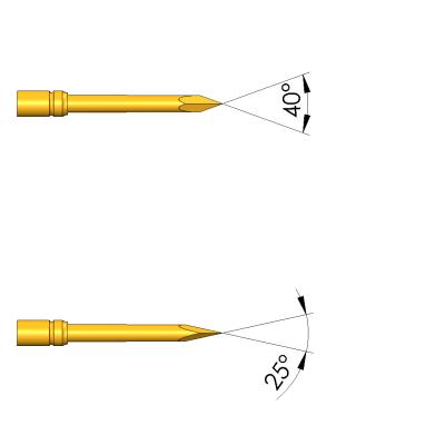 China Gold-Plated ICT FCT Spring Test Probes for Circuit Boards GKS-100 Series for sale