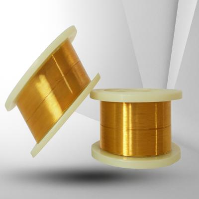 China 0.076mm customized Gold Plated Tungsten Spooled Wire Strong tensile tungsten wire for sale