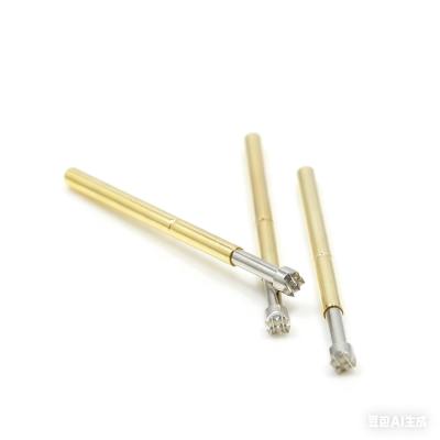 China Spring Plungers Test Probe Brass Pogo Pin For PCB Dock Adapter Keyboard Battery Charger for sale