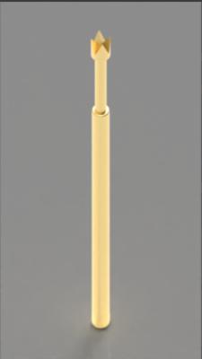 China 100mil Spring Test Probe with Crown Tip and BeCu Plunger for High Hitting Accuracy for sale