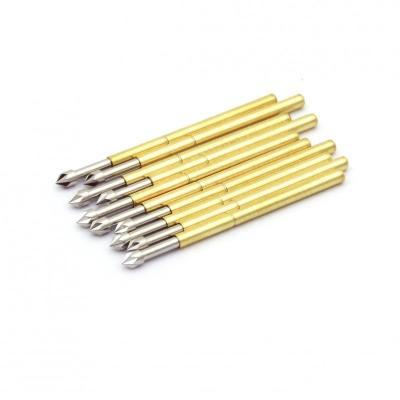 China Spring Test Probe with 24.5 mm Length and 1.5 mm Needle Diameter for 4 mm Full Stroke PCB Testing for sale