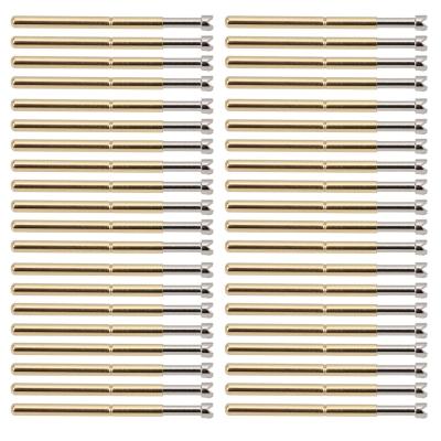 China Spring Test Probes, 100Pcs P125-Q High Accuracy Round Pogo Pins for PCB Board Testing Contact for sale