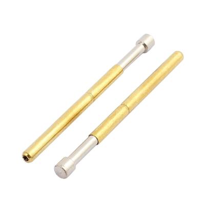 China P125-A Spring Test Probe Pogo Pin with 5A Current 50m Ohm Resistance and 33.35mm Length for PCB Testing for sale