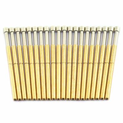 China P125-A Spring Test Probe Pogo Pin with 5A Current 50m Ohm Resistance and 33.35mm Length for PCB Testing for sale
