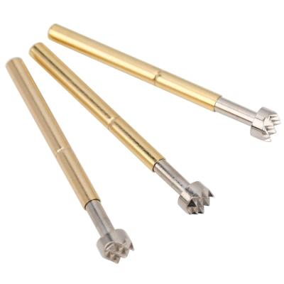China Spring Test Probe P156 H, 100Pcs Spring Loaded Test Pin, 2.36mm Brass Spring Probe with 9 Claws, Industrial Supplies for Testing and Replacement, Durable and Accurate Computer Mac for sale
