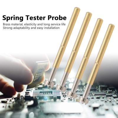 China Spring Test Probe P156 H, 100Pcs Spring Loaded Test Pin, 2.36mm Brass Spring Probe with 9 Claws, Industrial Supplies for Testing and Replacement, Durable and Accurate Computer Mac for sale