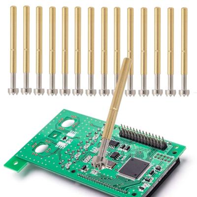 China Spring Test Probe P156 H, 100Pcs Spring Loaded Test Pin, 2.36mm Brass Spring Probe with 9 Claws, Industrial Supplies for Testing and Replacement, Durable and Accurate Computer Mac for sale