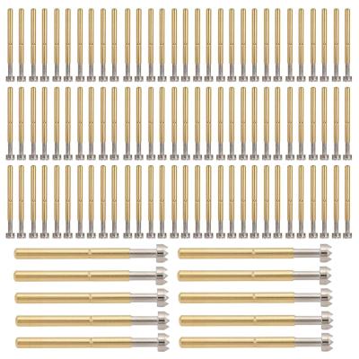 China Spring Test Probe P156 H, 100Pcs Spring Loaded Test Pin, 2.36mm Brass Spring Probe with 9 Claws, Industrial Supplies for Testing and Replacement, Durable and Accurate Computer Mac for sale