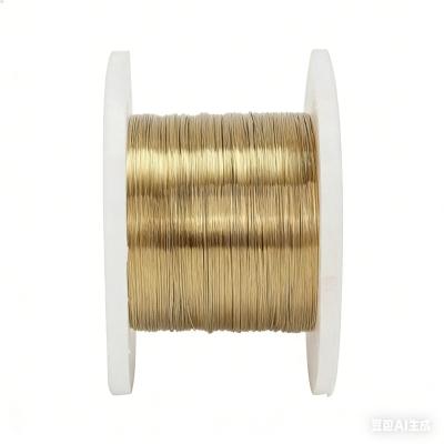 China Gold Plated Molybdenum Wire Suitable for Weaving and in High Frequency Electronics Medical Equipment and Satellite Antennae for sale
