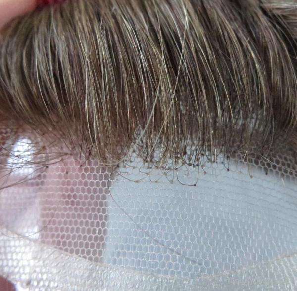 Quality 100% Human Hair Men'S Toupee For Natural Hairline Transformation for sale