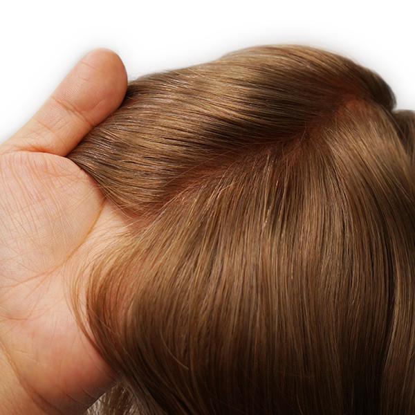 Quality Brown Pre Plucked Lace Front Wigs Natural Real Hair Lace Front Wigs for sale