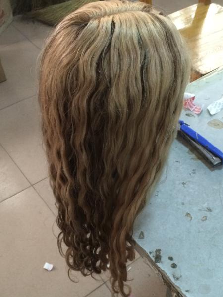 Quality Full Lace Cap Womens Toupee Medium Brown Hair Toupee For Ladies for sale