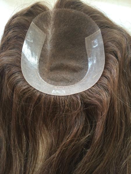 Quality 3/4 Cap Men Hairpiece Adhesive Bespoke Hair Systems Natural for sale