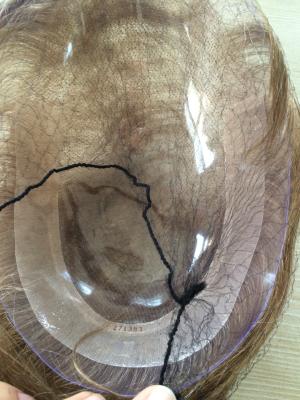 China Lace Custom Hair System 3/4 Full Cap Toupee Hair Piece Natural for sale