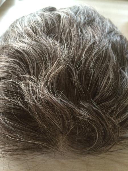Quality Custom Hair Replacement Systems 12"-24" 100% Human Hair Toupee for sale