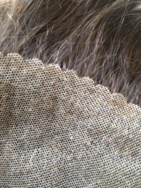 Quality Custom Hair Replacement Systems 12"-24" 100% Human Hair Toupee for sale