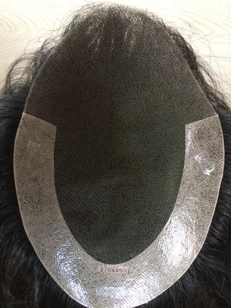 Quality Custom Hair Replacement Systems 12"-24" 100% Human Hair Toupee for sale
