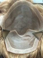 China Customizable Full Cap CUSTOM HAIR SYSTEM with Single Knot Customizable Style for sale