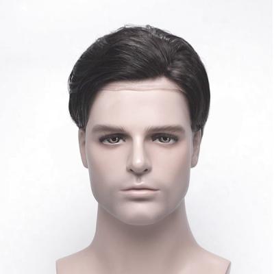 China Medium Density Human Hair Toupee Lace Mens Hair Pieces Human Hair for sale