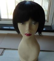 Quality Average Cap Ladies Wigs Medium Brown Stock Wigs 110% Density for sale