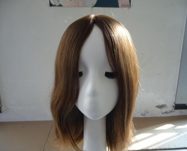 Quality Adjustable Straps Ladies Wigs Brown Women'S Toupee Human Hair for sale