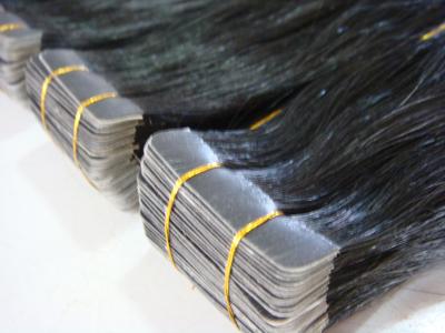 China 12 Pieces Black Hair Extensions 100G 14 Inch Tape In Hair Extensions for sale