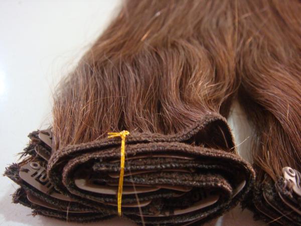 Quality 14in 16in 18in Wavy Human Hair Extensions Bronde Hair Extensions for sale