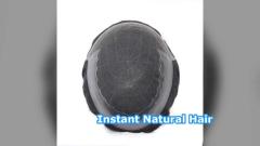 Wavy Dark Brown Mens Hair Toupee