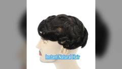 Mens Hair System Natural Black 5x7