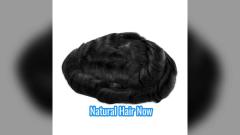 Natural Light Brown Wavy Hair System 6x8