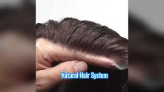 Natural Black Mens Toupee 6x8 Lace