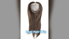Natural Brown Straight Human Hair Wig