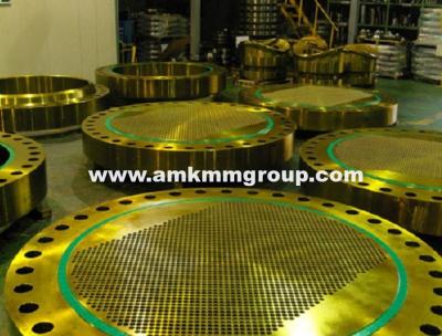 China Stainless steel tube sheet, alloy steel tube sheet, brass tube sheet, C46400 tube sheet for sale