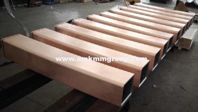 China Parabolic copper mould tube, double parabolic copper mould tube for CCM, quadruple taper copper mould tube for sale