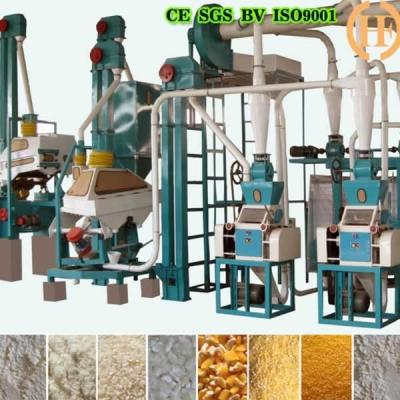 China Corn grinding maize flour milling machine price 100ton Per Day for sale