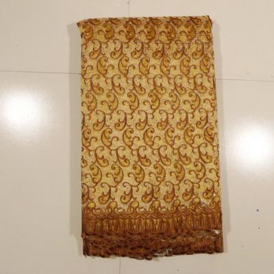 China Sign Organza Lace Fabric , Coffee  4 - 5kgs Weight for sale